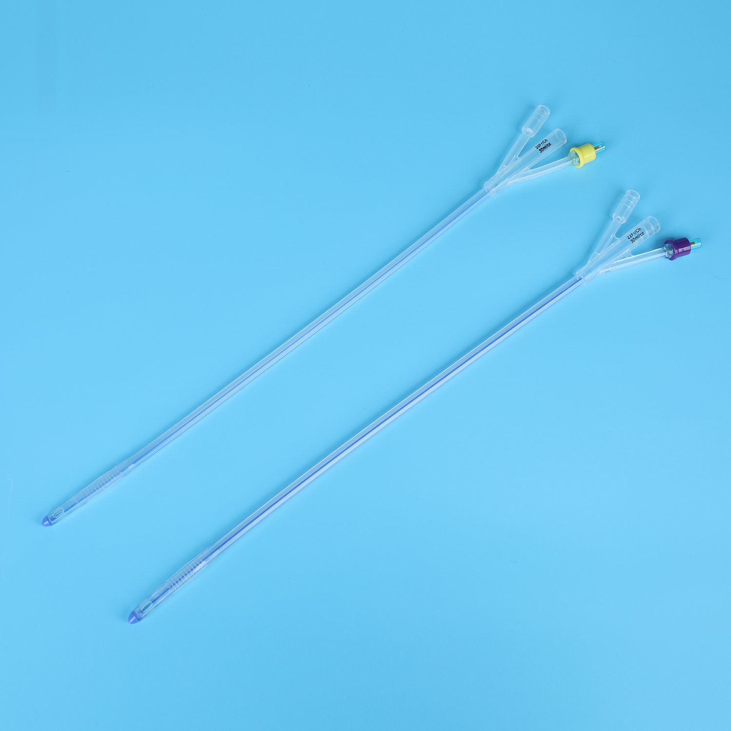 China 3 Way Round Tip Silicone Urinary Foley Catheter Balloon Producer ...